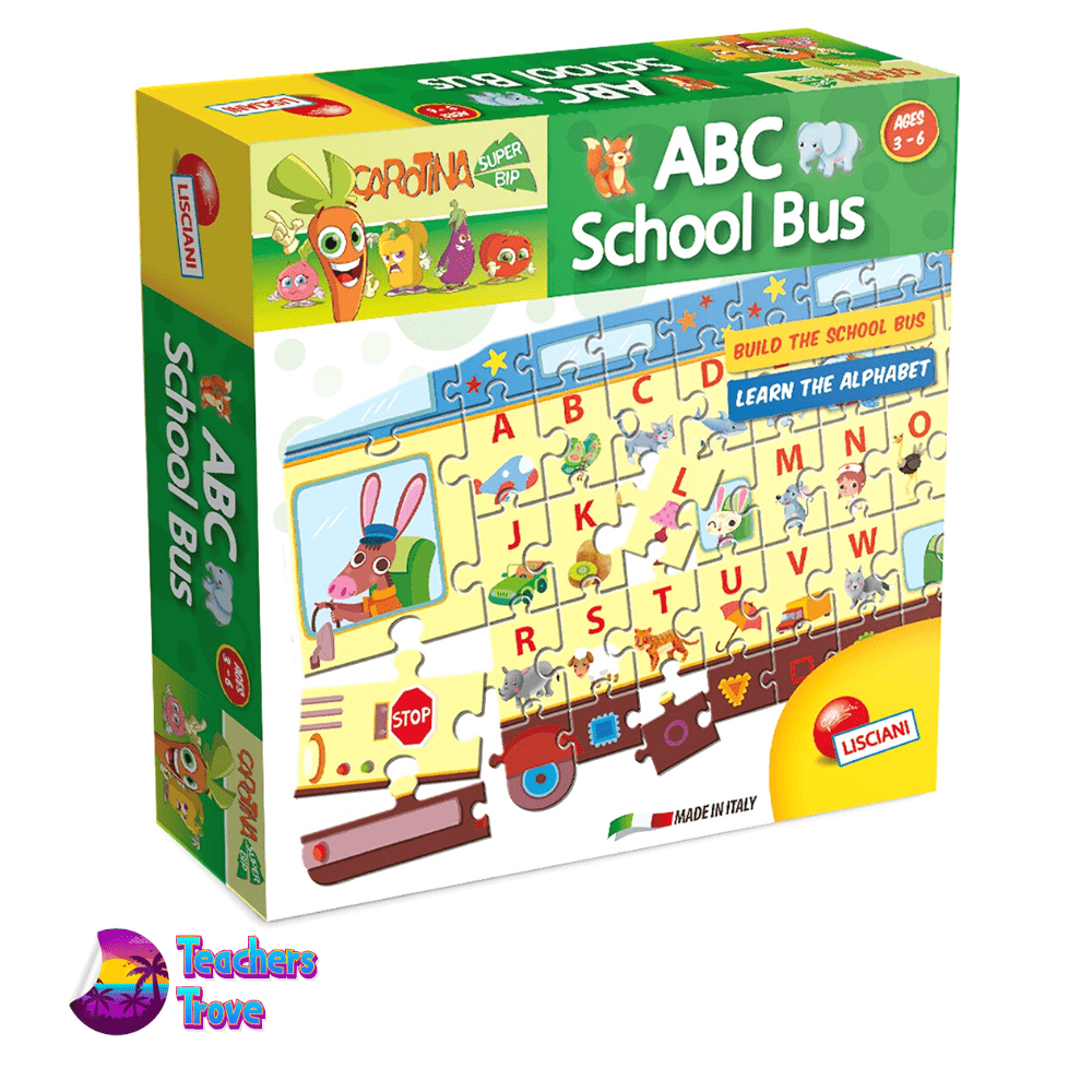 ABC school bus puzzle - Teachers Trove