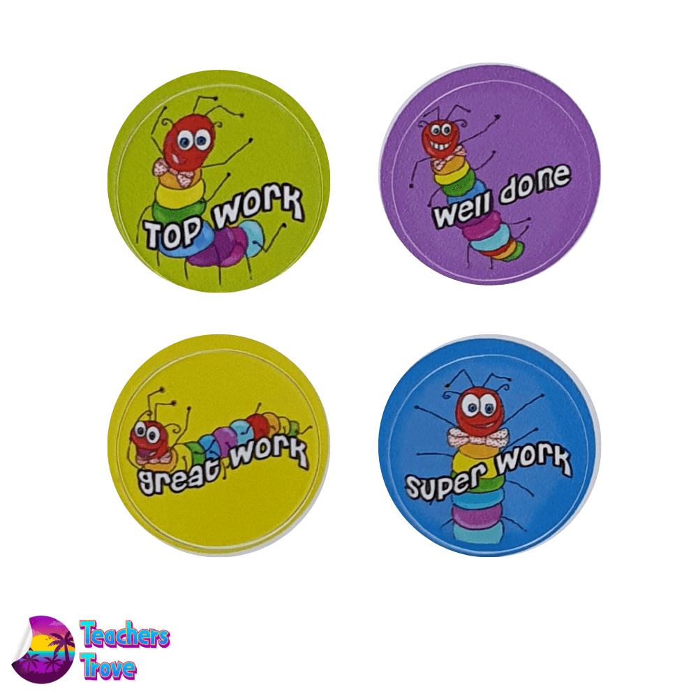 Caterpillar Stickers Pack - Teachers Trove