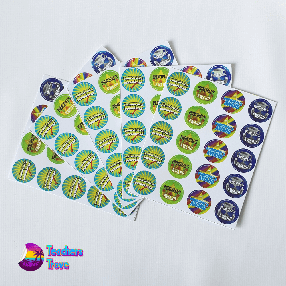 Principals Award Stickers Pack - Teachers Trove